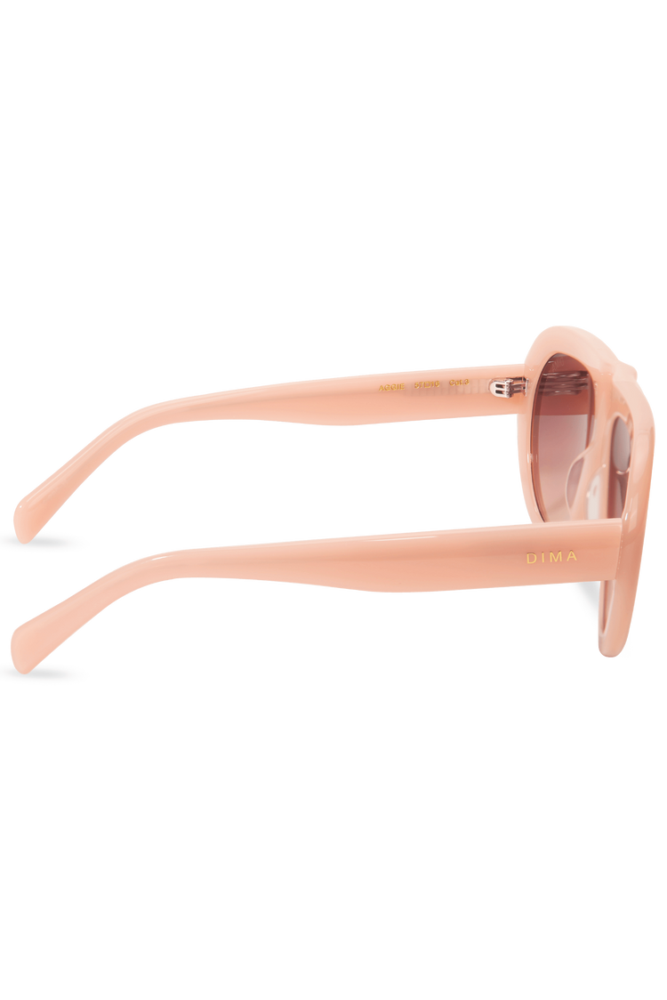 Aggie Womens Pink Shield Sunglasses - Pink Mirror Lens | DIMA Eyewear ...