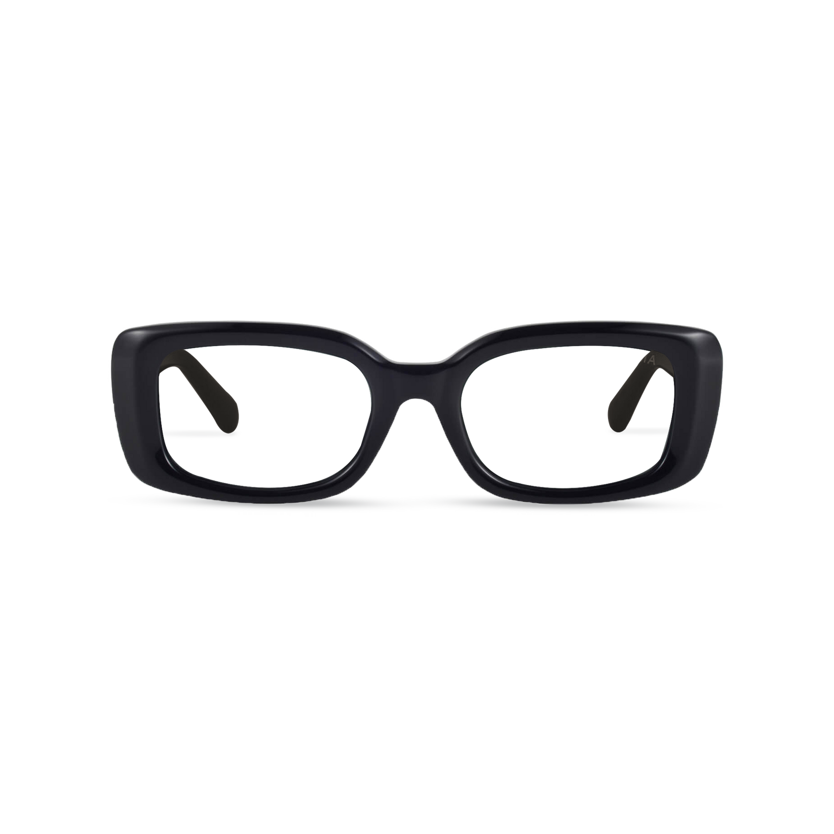 Jade Unisex Small Black Square Glasses | DIMA Eyewear – DIMA EYEWEAR