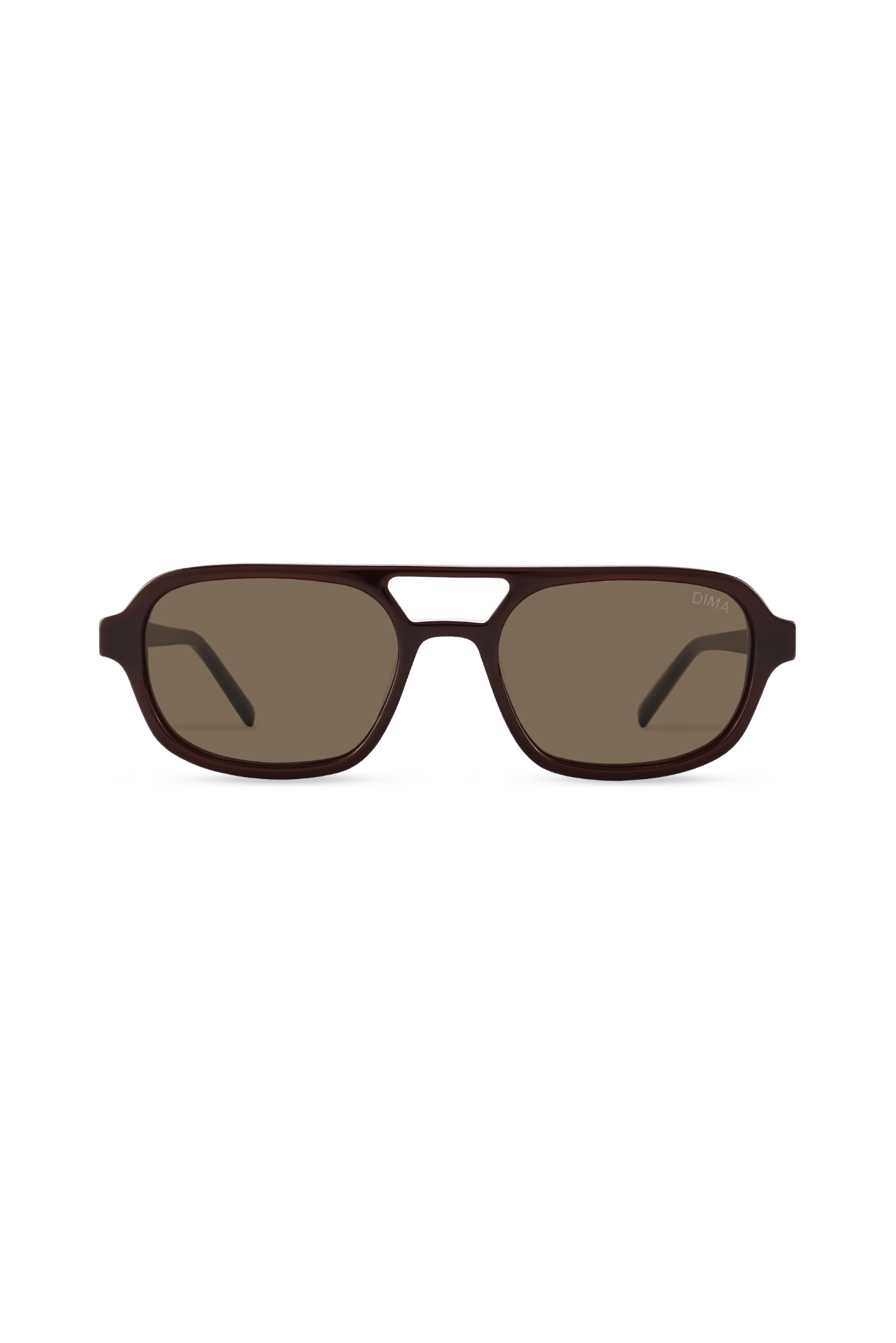 Corey Retro Aviator Brown Sunglass - Brown Lens | DIMA Eyewear – DIMA ...
