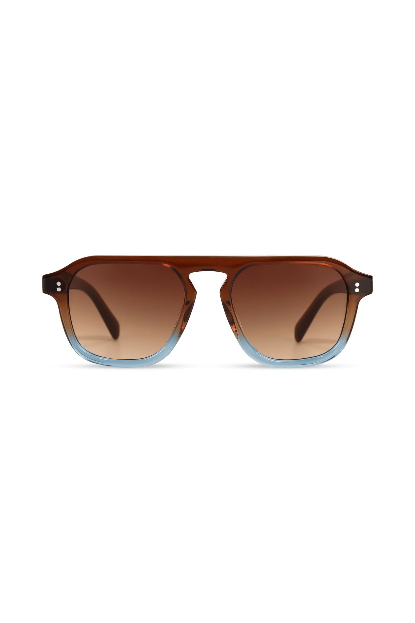 Cameo Bold Gradient Aviator Sunglasses - Brown Lens | DIMA Eyewaer ...