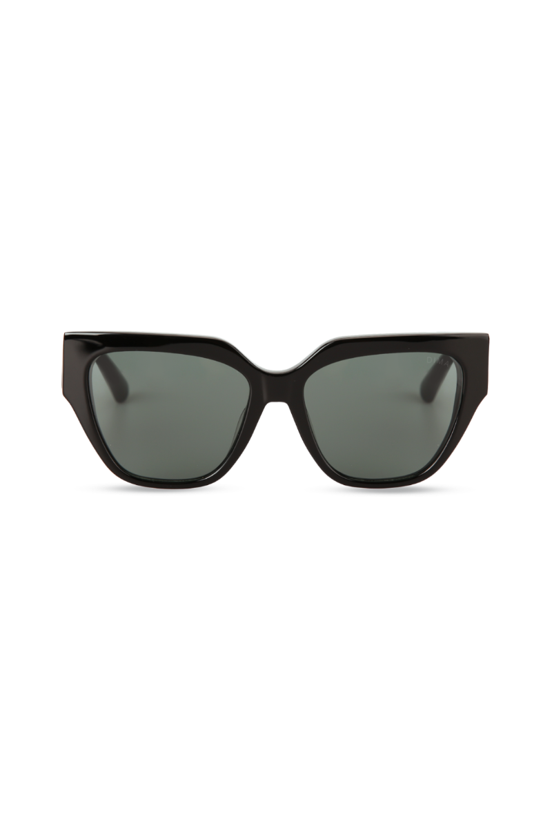 Edith Black Cat Eye Acetate Sunglasses for Women - G15 Lens | DIMA Eyewear